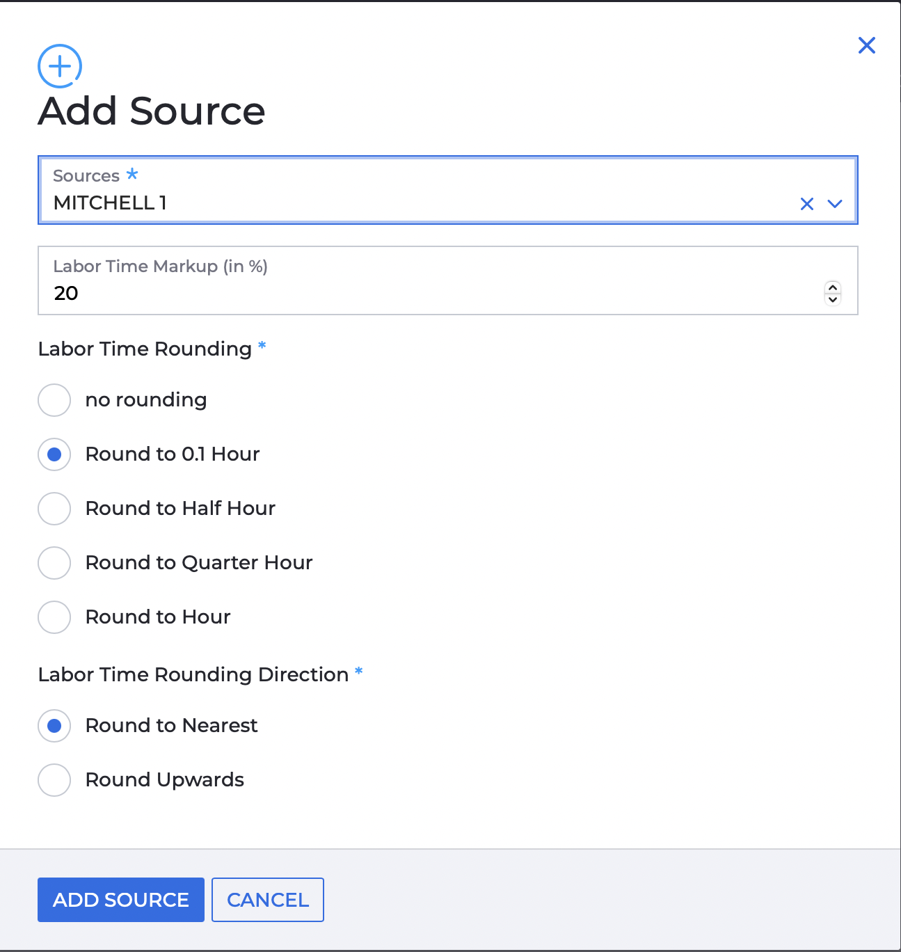 Labor Time Markup – TICO Edge